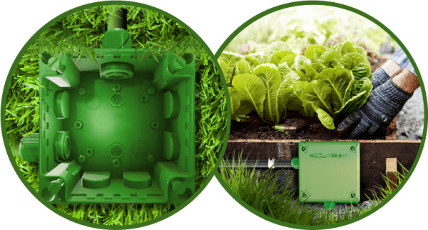 Green Water Resistant Enclosure - GreenBox J100S-EXT